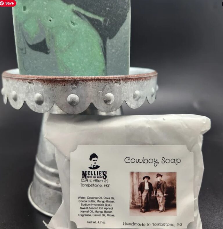 Masculine Monday-Cowboy Soap - Nellie's Wicks and Bricks